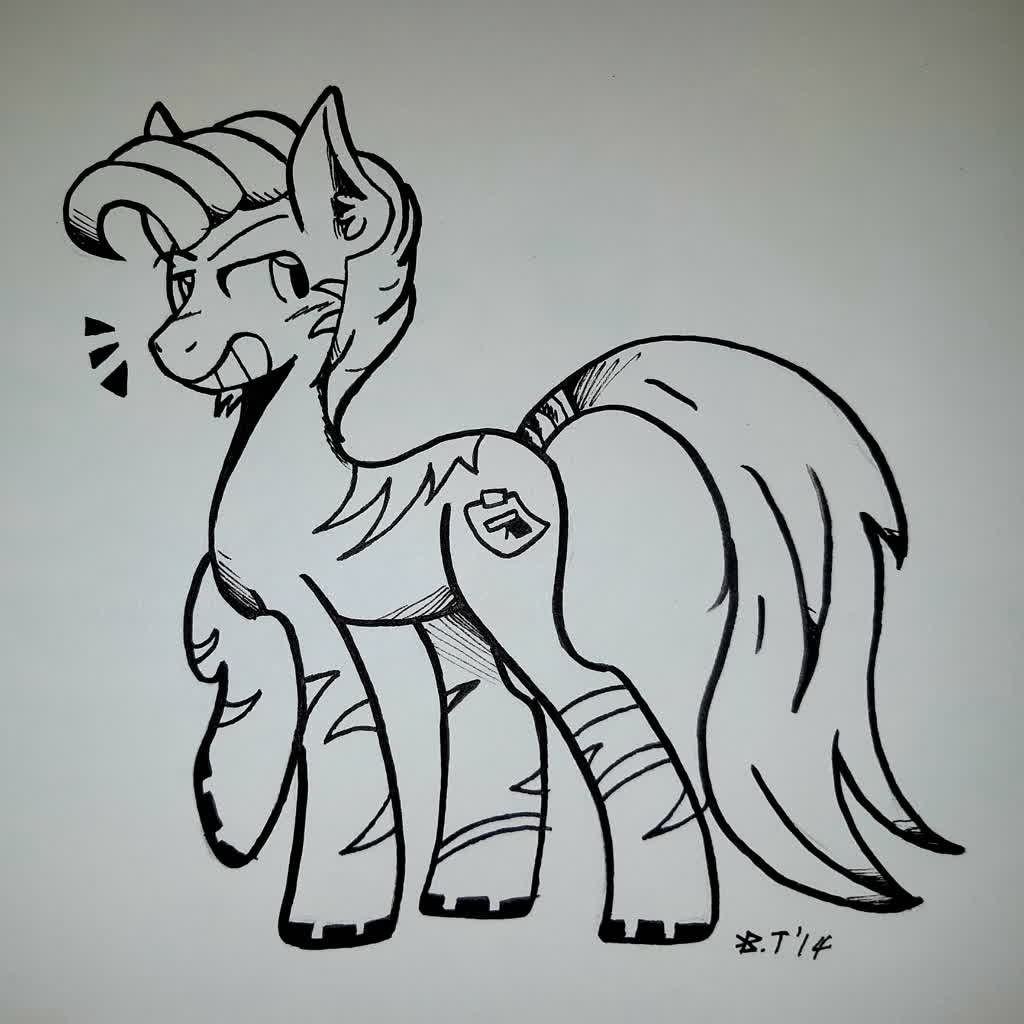 #2249517 - safe, artist:wirelesspony, oc, oc:mcmiag, zebra, calarts ...