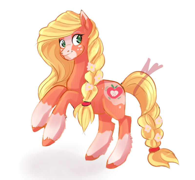 #2249752 - safe, artist:mysticamoon, applejack, earth pony, pony, g4 ...