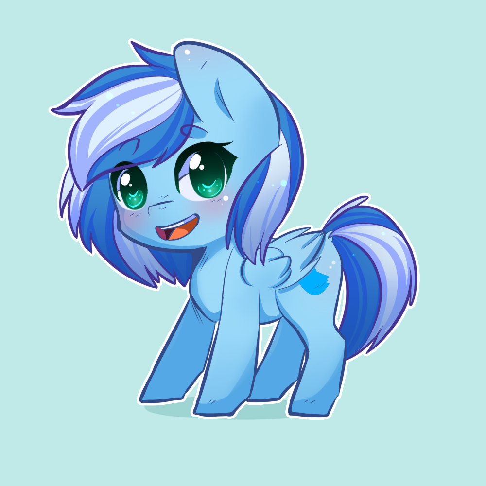 #2250384 - safe, artist:camellia, oc, oc only, oc:indigo sky, pegasus ...