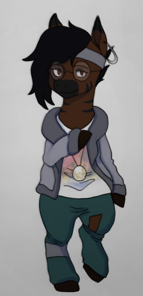 #2252983 - safe, oc, oc:inkwelt, zebra, clothes, cosplay, costume ...