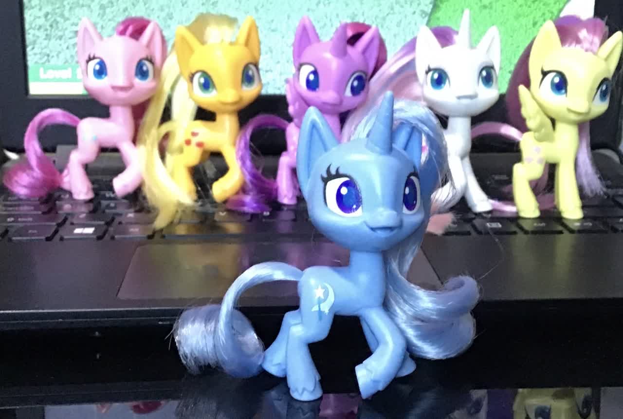 #2255441 - safe, applejack, fluttershy, pinkie pie, potion nova, trixie ...