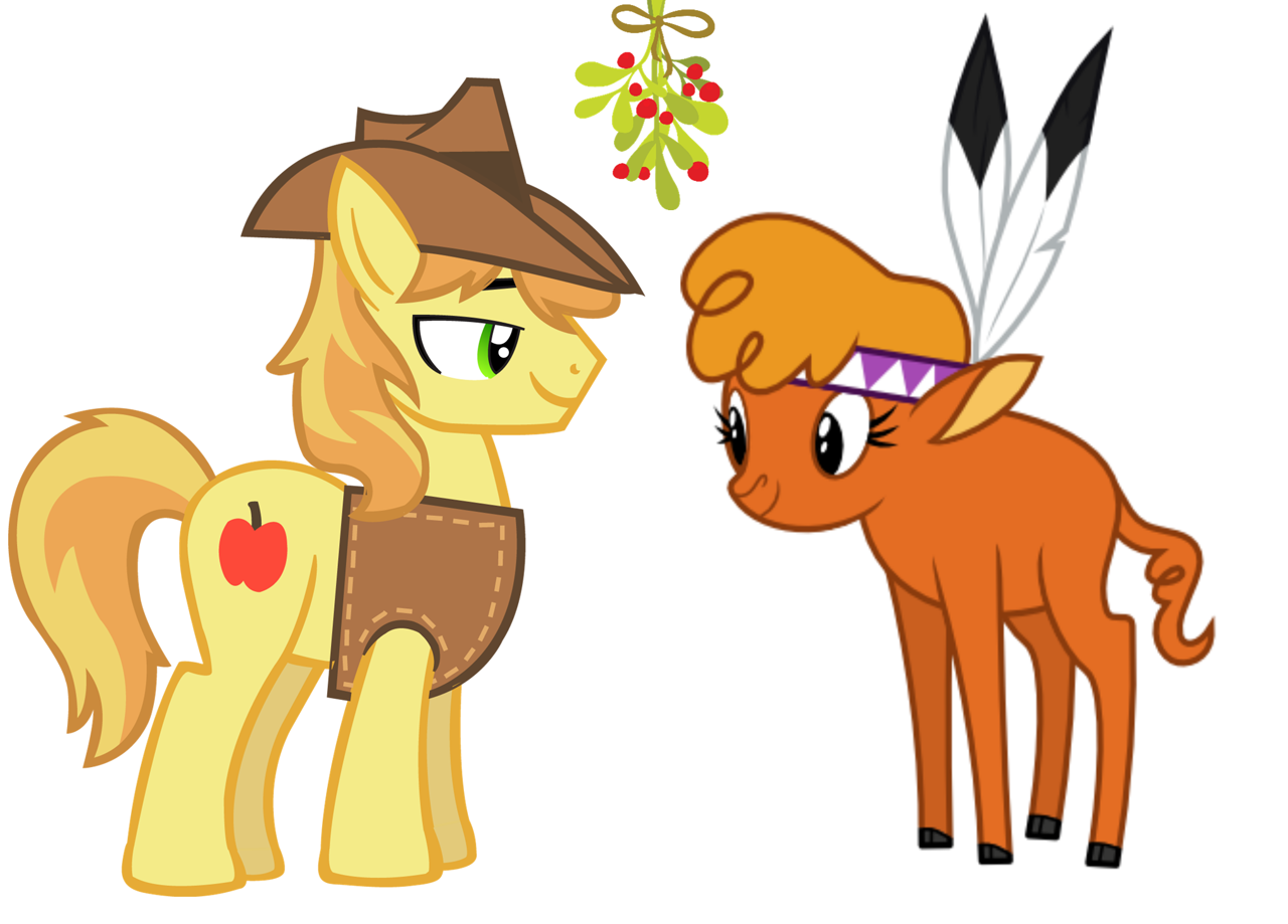 #2258950 - safe, edit, braeburn, little strongheart, bison, buffalo ...