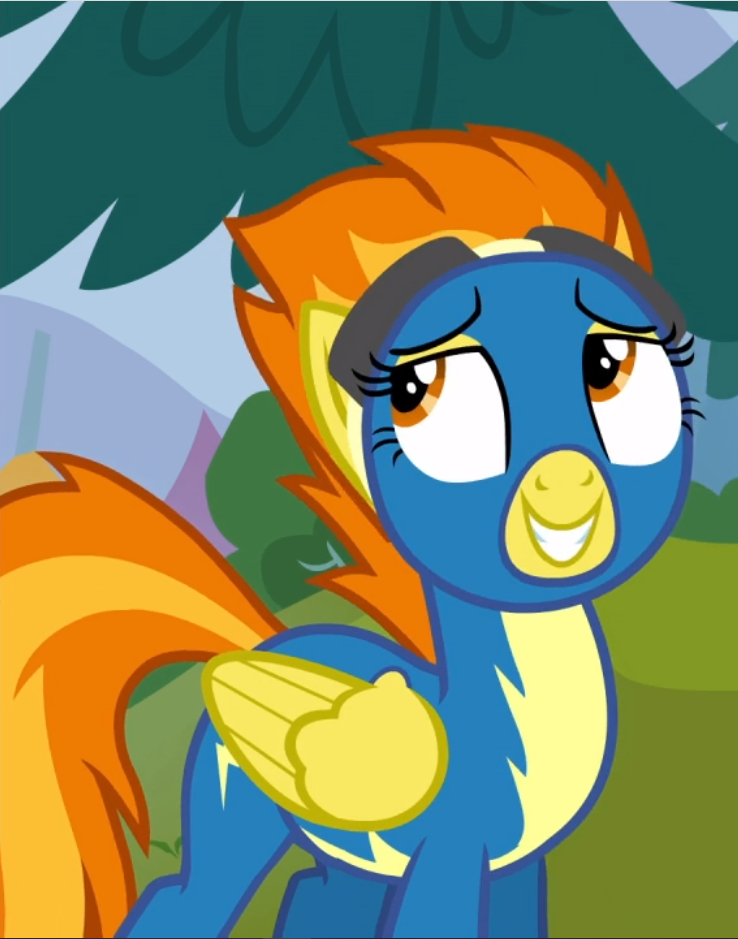 #2259457 - safe, screencap, spitfire, pony, newbie dash, cropped, cute ...