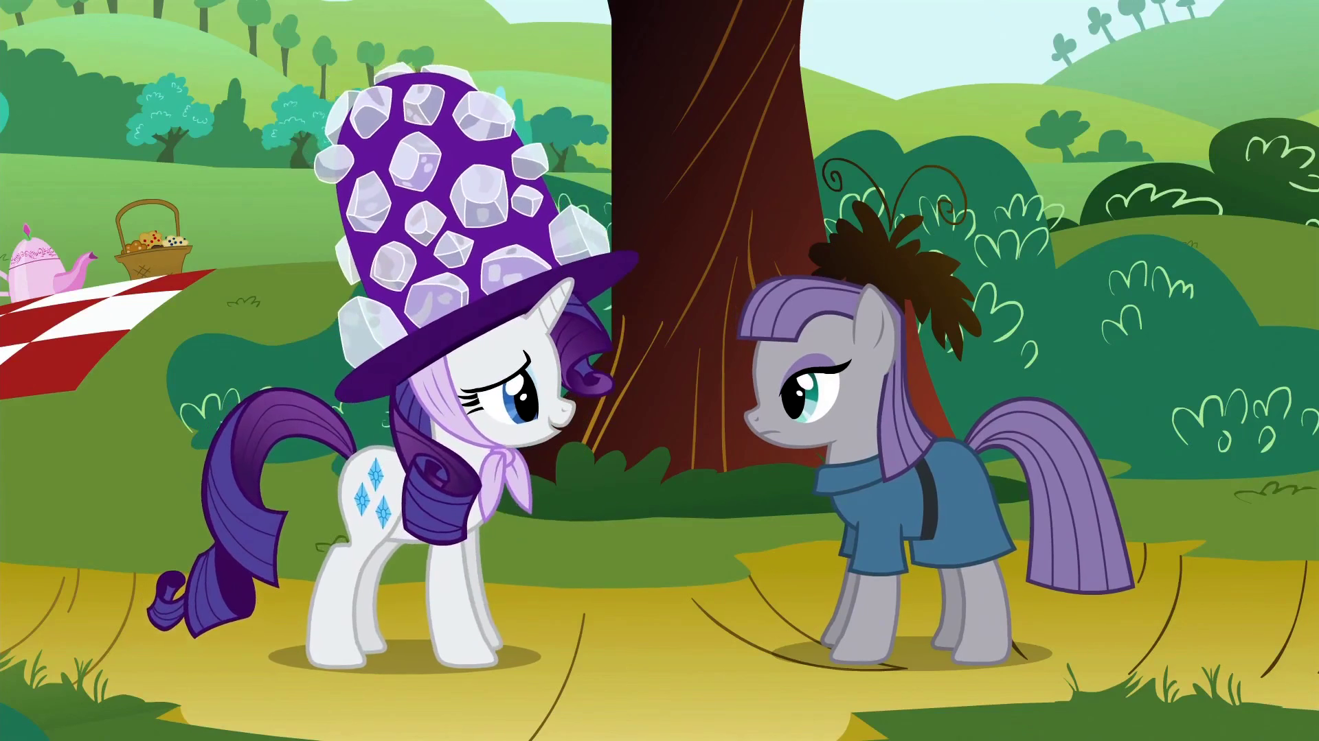 #2260445 - safe, screencap, maud pie, rarity, earth pony, pony, unicorn ...