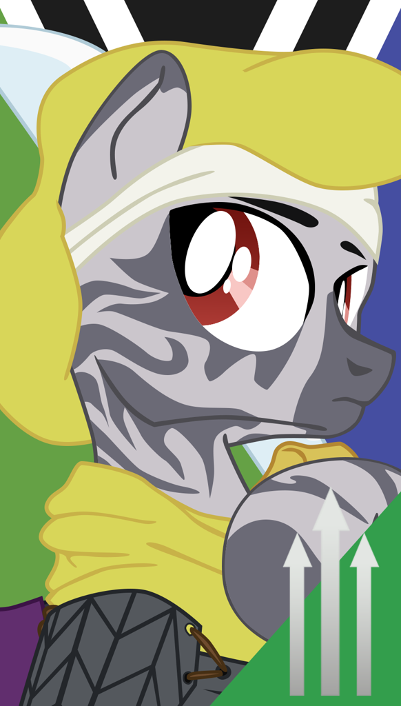 #2240763 - safe, artist:aaronmk, zebra, fallout equestria, armor ...