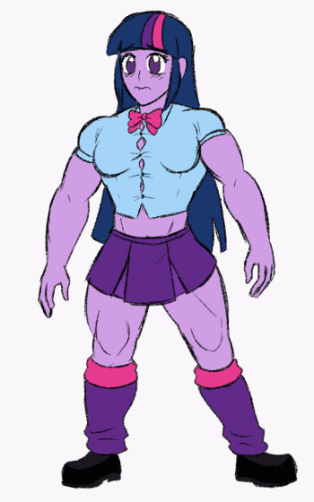 Mlp Muscle Growth 2963513 Suggestive Artist Miguelsilva12