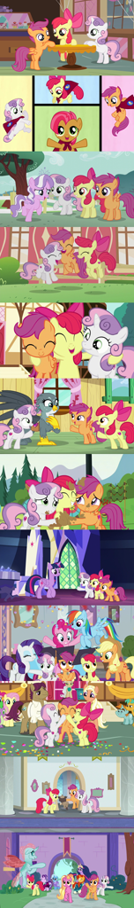 #2465073 - safe, apple bloom, babs seed, diamond tiara, gabby, ocellus ...