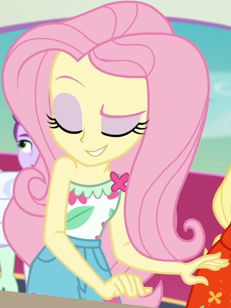 #2465711 - safe, screencap, applejack, fluttershy, equestria girls ...