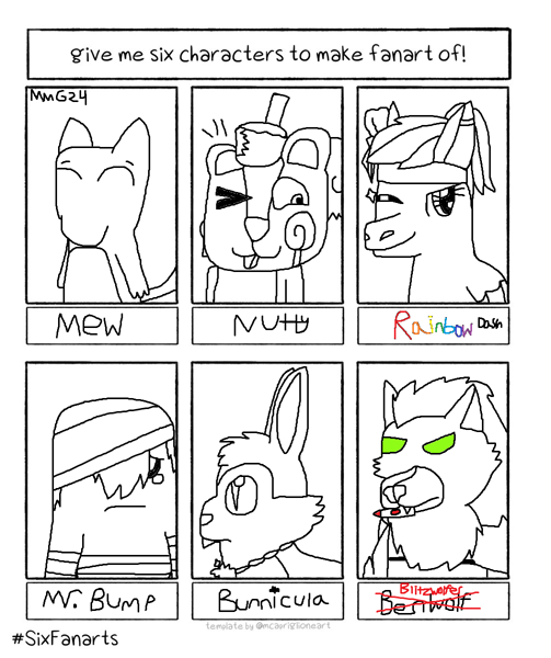 Wolf Friends Lineart