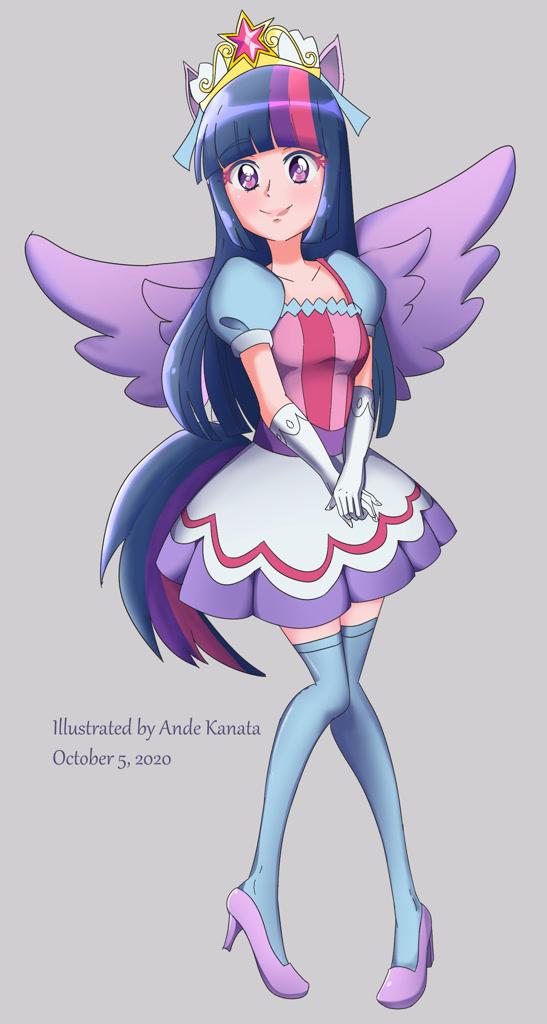 #2469472 - safe, artist:andekanata, twilight sparkle, human, equestria ...