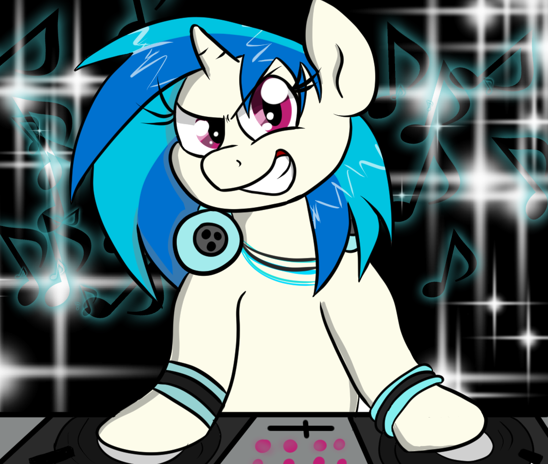 #2469970 - safe, artist:tranzmuteproductions, dj pon-3, vinyl scratch ...
