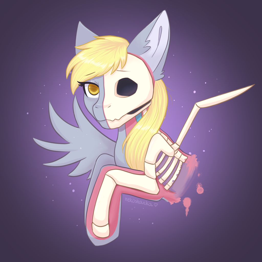 #2473100 - safe, artist:nekoshanka, derpy hooves, pegasus, pony ...