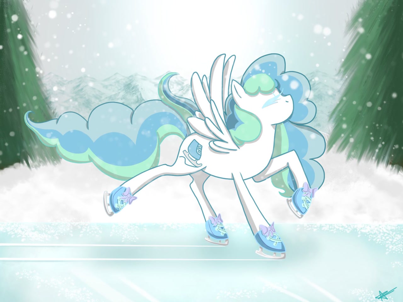 #2475086 - safe, artist:izzyfredpony, oc, oc only, oc:sky skater ...