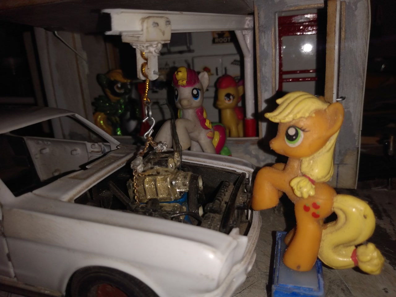 #2458641 - safe, apple bloom, applejack, coconut cream, sassaflash, g4 ...