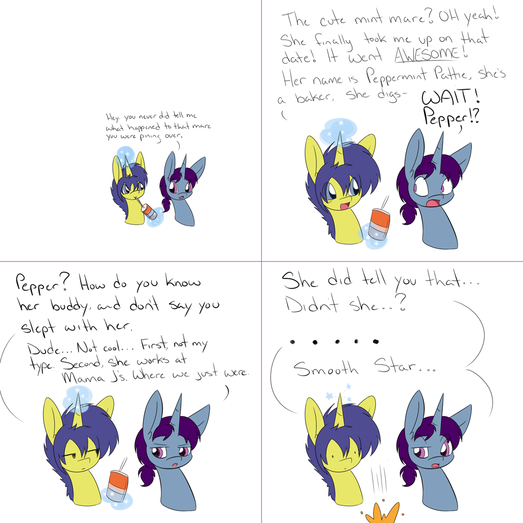 #2460342 - safe, artist:kaggy009, comet tail, oc, oc:trigger, pony, ask ...