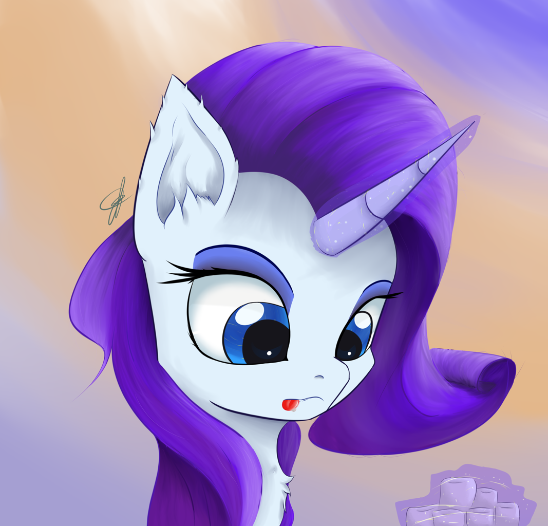 #2486811 - safe, artist:guatergau5, rarity, pony, unicorn, food, hungry ...