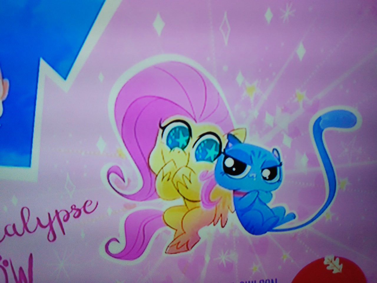 #2488321 - safe, screencap, bubbles cherub mcsquee, fluttershy, cat ...