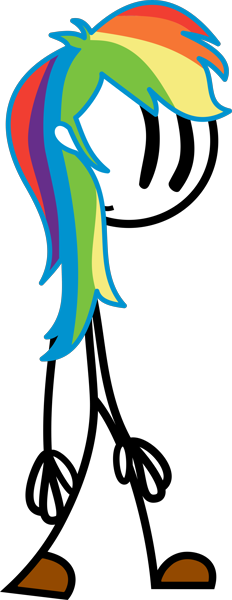 Rainbow Dash Human Iphone Wallpaper