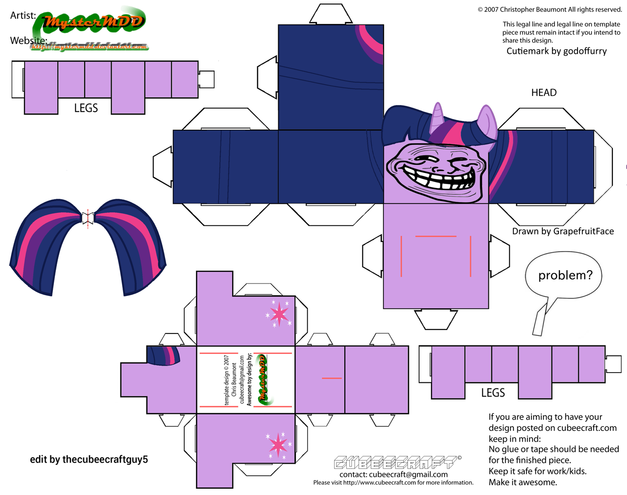 #2490449 - safe, twilight sparkle, pony, unicorn, g4, craft, cubeecraft ...