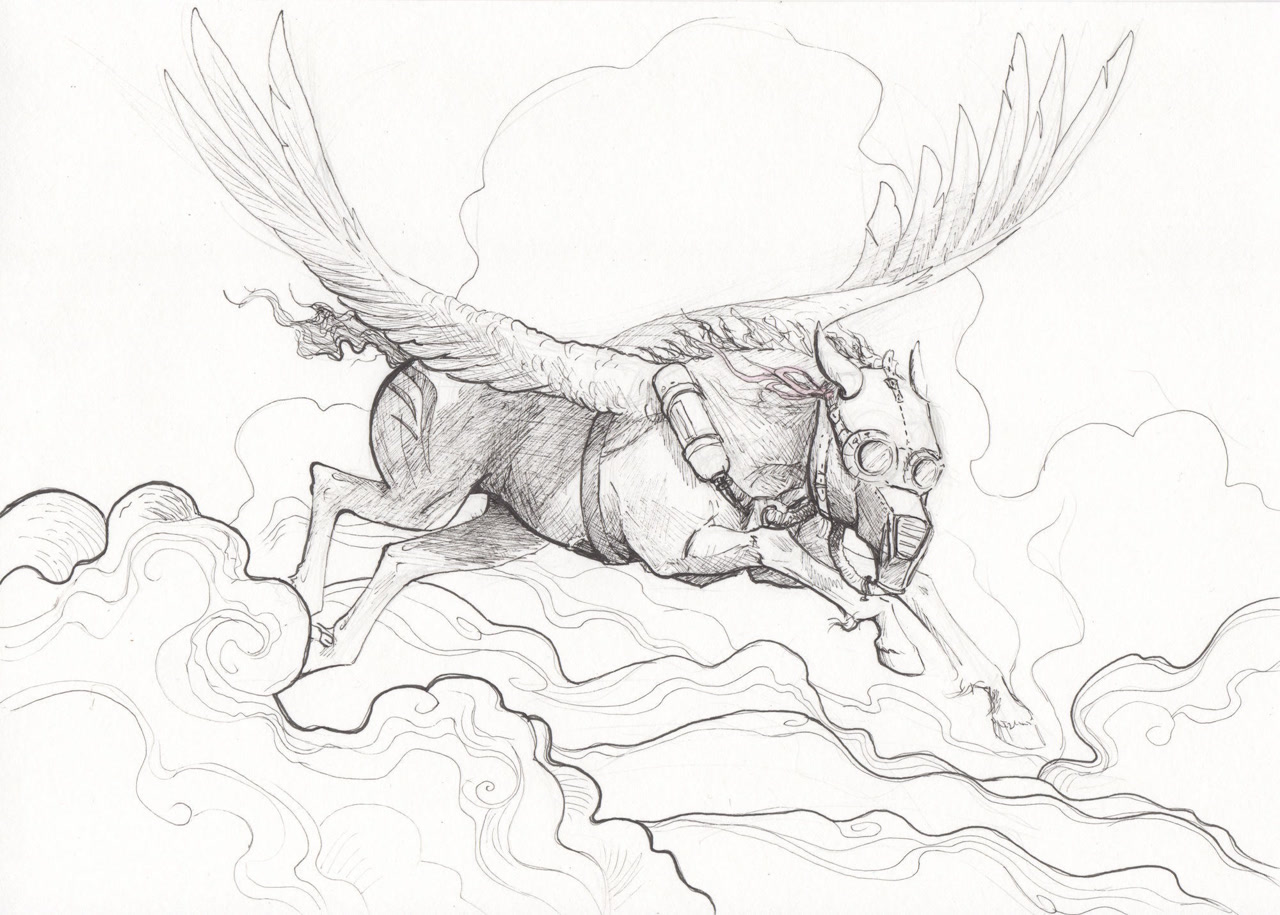 #2497375 - safe, artist:lady-limule, oc, oc only, pegasus, pony, flying ...