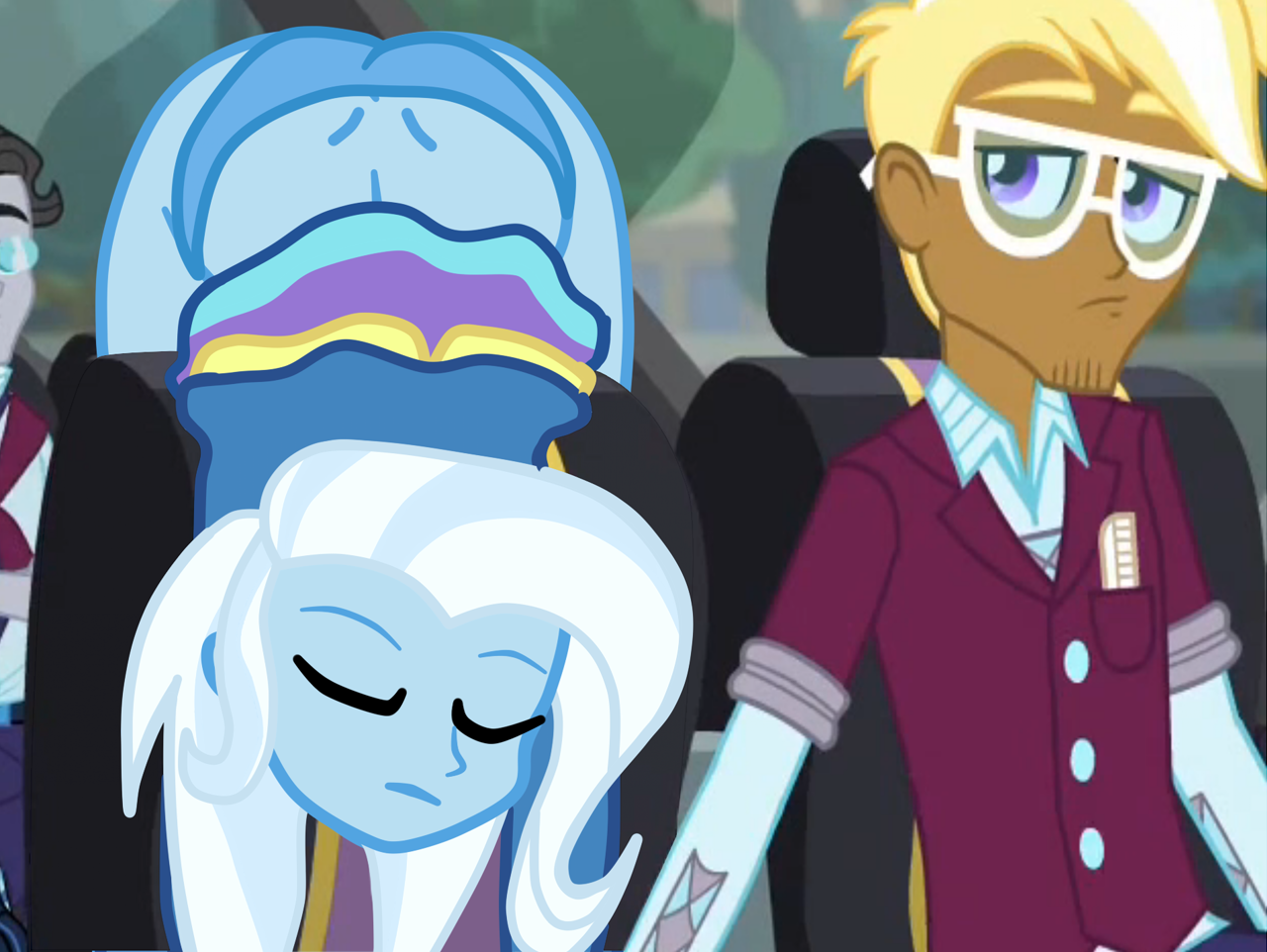 #2497691 - suggestive, artist:gmaplay, trenderhoof, trixie, equestria ...