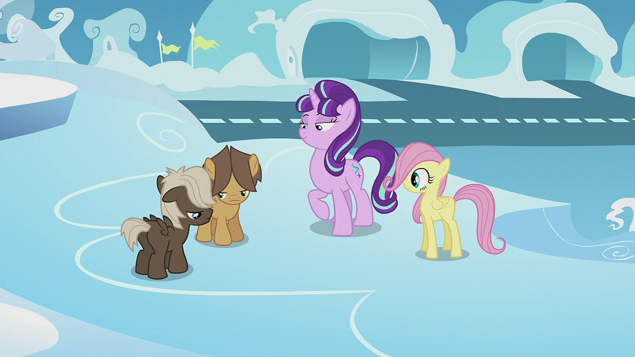 #2497761 - safe, screencap, dumbbell, fluttershy, hoops, starlight ...