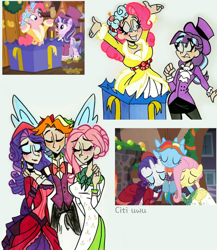 #2498020 - safe, alternate version, artist:citi, screencap ...