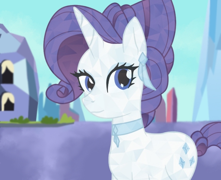 #2481284 - safe, artist:arbu7ik arts, rarity, crystal pony, original ...