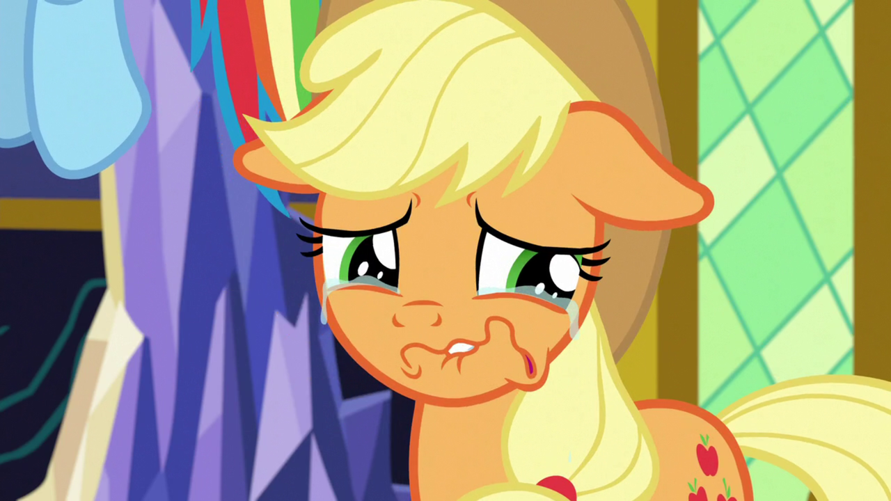 #2482304 - safe, screencap, applejack, rainbow dash, earth pony ...