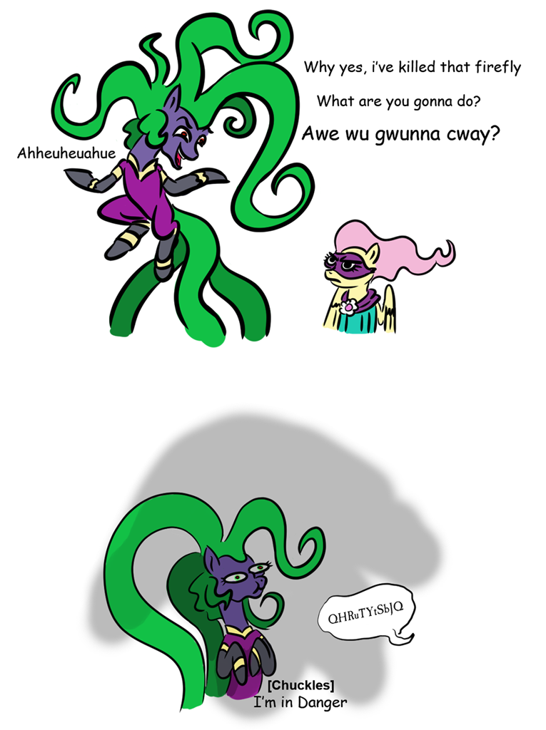 #2484781 - safe, artist:velgarn, fluttershy, mane-iac, saddle rager ...