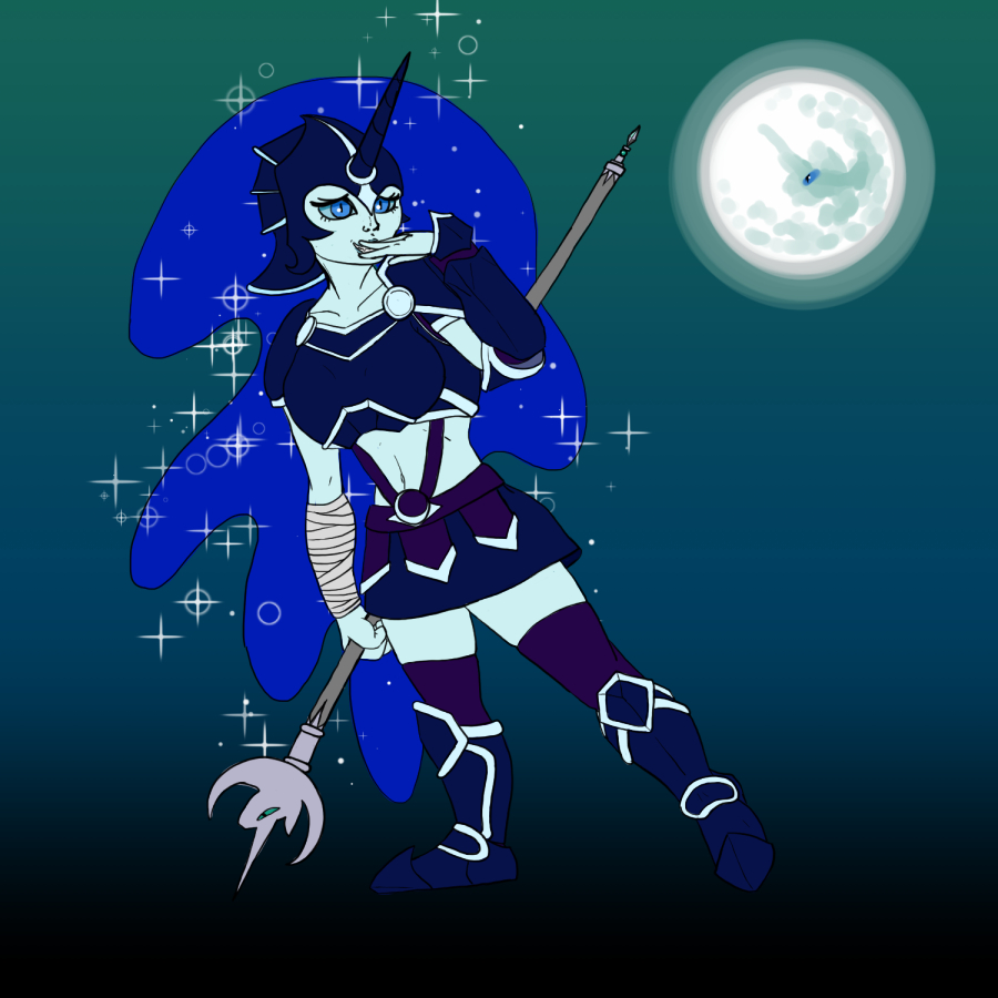 #2506063 - safe, artist:slamjam, nightmare moon, human, g4, armor ...