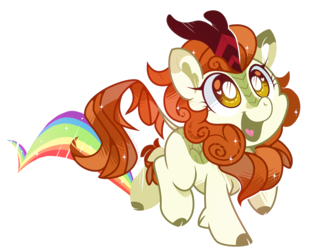#2508916 - safe, artist:yokokinawa, autumn blaze, kirin, awwtumn blaze ...
