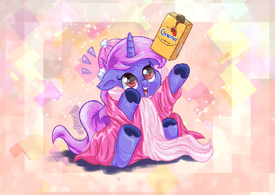#2510388 - safe, artist:avui, pony, unicorn, uk ponycon, bexi, blanket ...