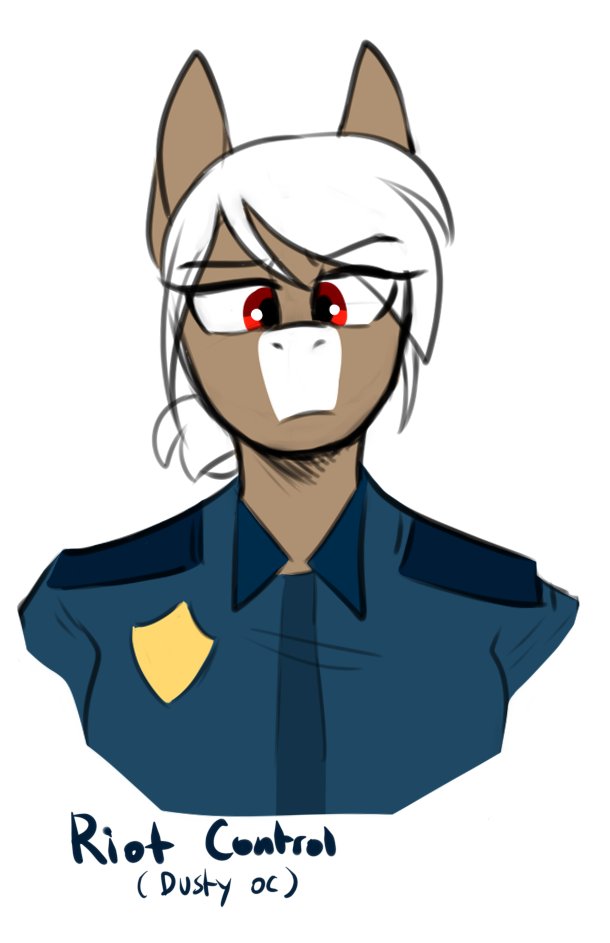 #2512218 - safe, artist:redxbacon, oc, oc only, oc:riot control, anthro ...