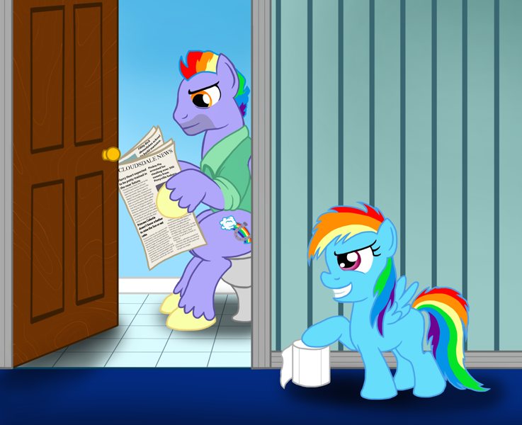 Mad Little Pony Pooping Rainbows