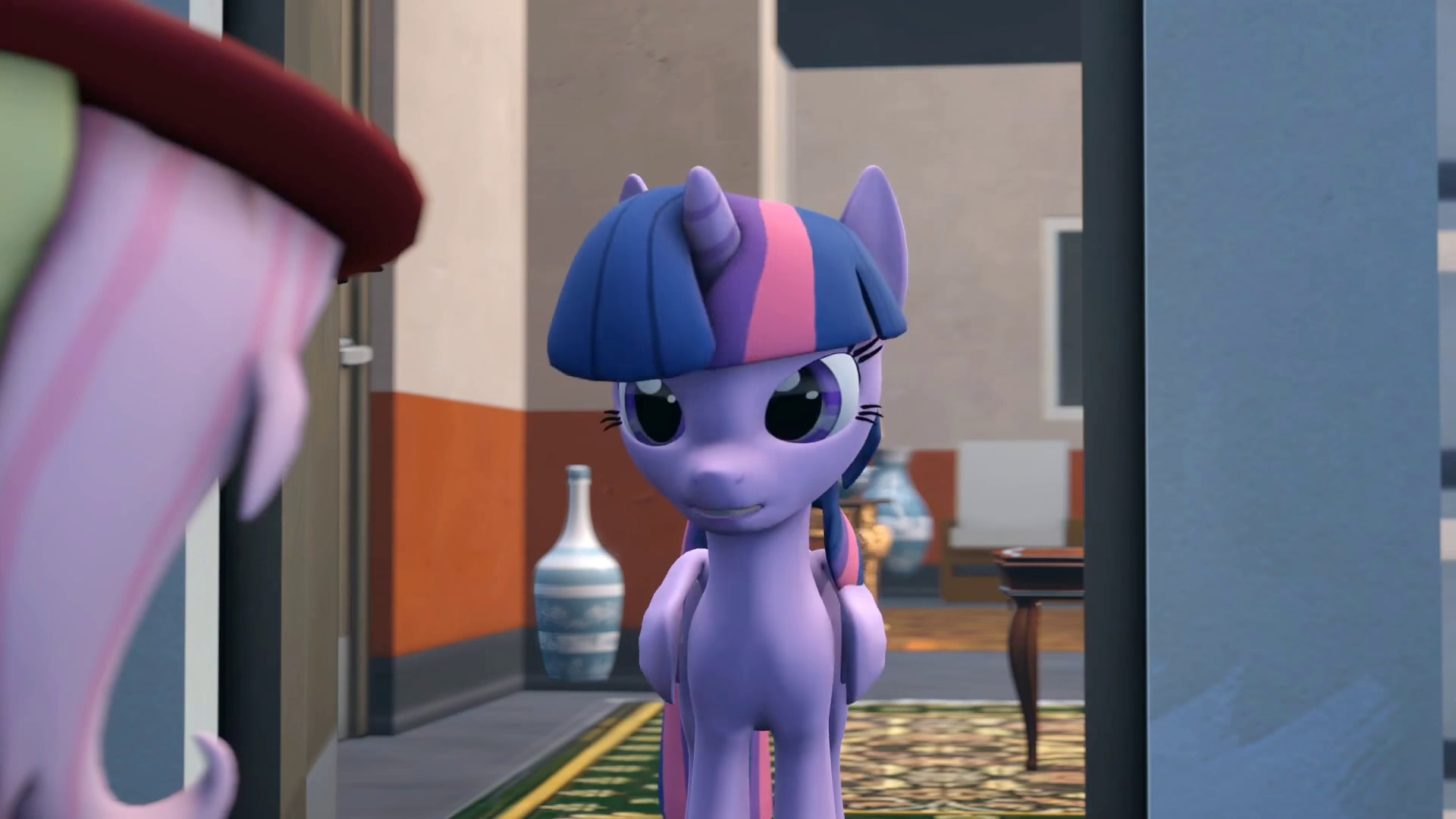 #2513660 - safe, artist:skytails, derpy hooves, fluttershy, twilight ...