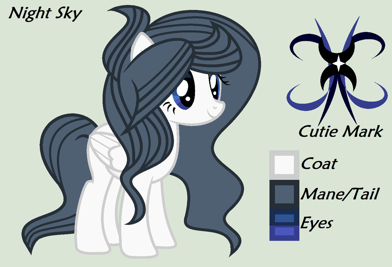 #2513905 - safe, artist:lominicinfinity, oc, oc only, oc:night sky, pegasus, pony, female, mare ...