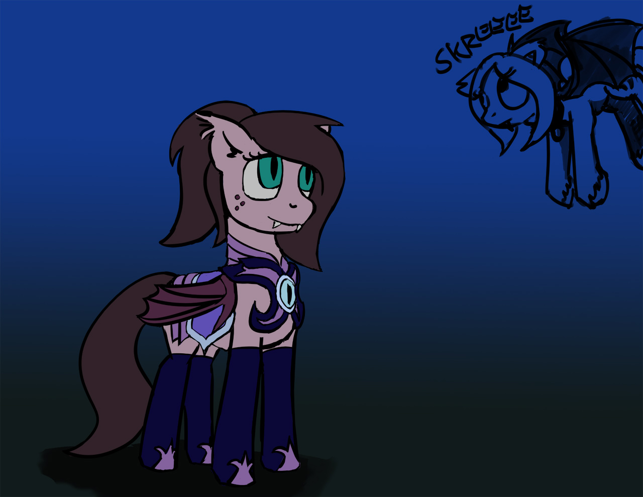 #2515841 - safe, artist:warskunk, oc, oc only, bat pony, pony, bat pony ...