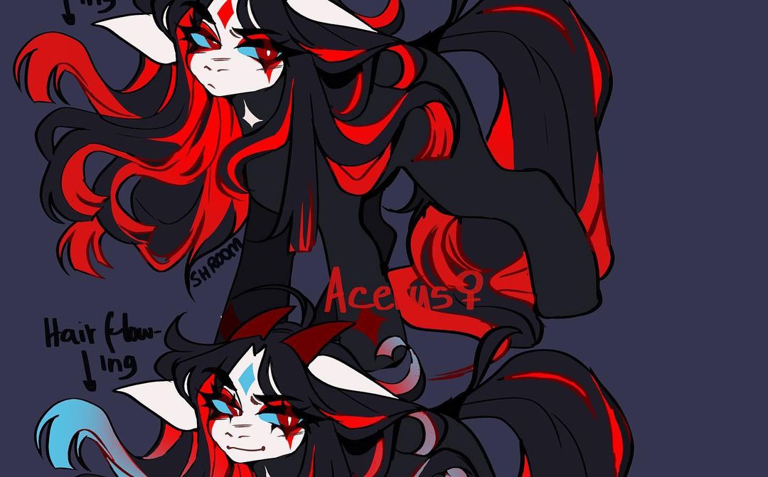 #2516529 - safe, artist:cryinmushroom, oc, oc only, vampire, vampony ...