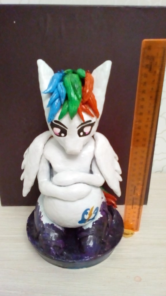 #2517107 - safe, artist:cutesti, oc, oc:unya, pegasus, anthro, handmade ...