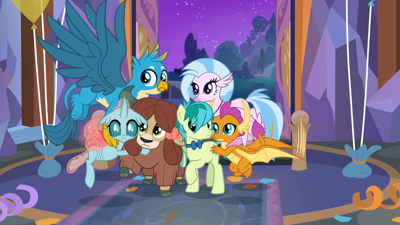#2504745 - safe, screencap, gallus, ocellus, sandbar, silverstream ...