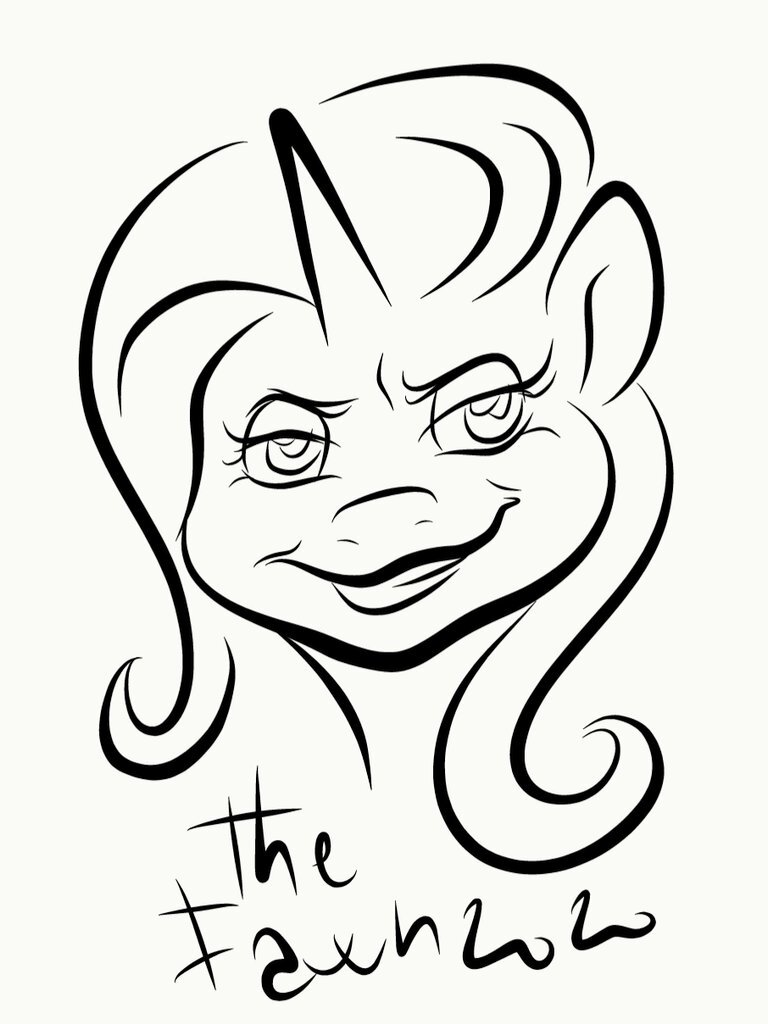 #2505007 - safe, artist:ilcerbiastrello, trixie, g4, lineart, solo ...