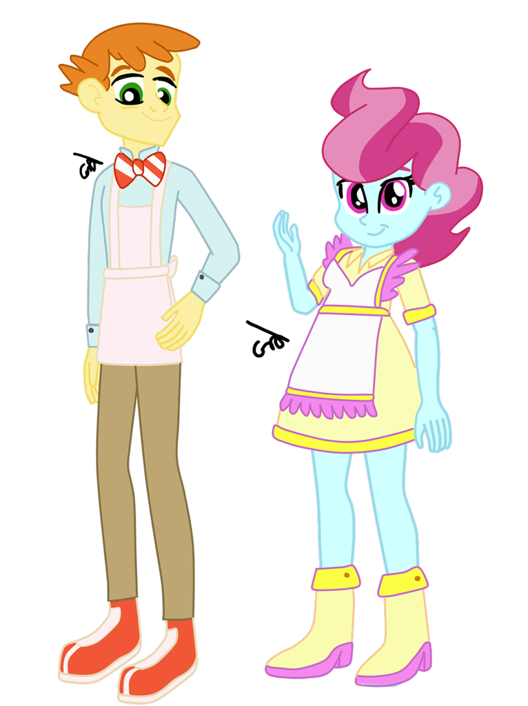 #2270275 - safe, artist:gmaplay, carrot cake, cup cake, equestria girls ...