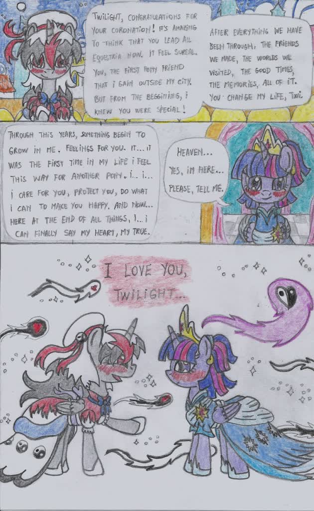 #2272767 - safe, artist:nephilim rider, twilight sparkle, oc, oc:heaven ...