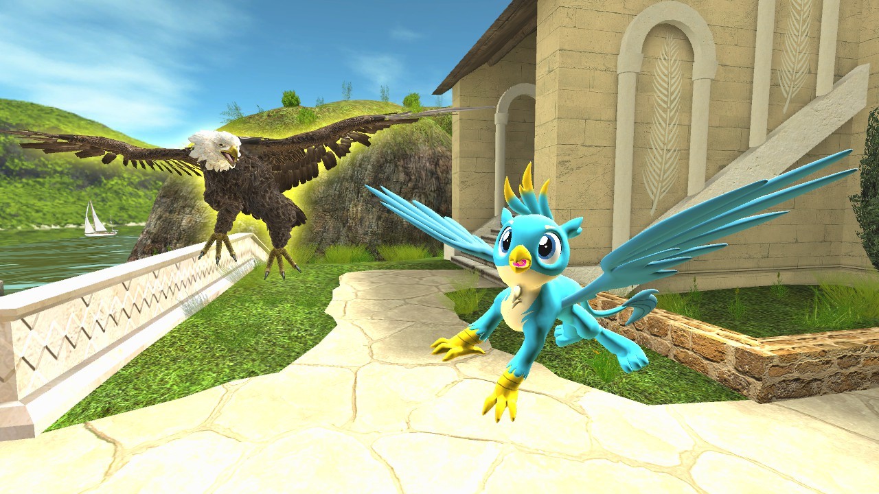 #2279088 - safe, artist:horsesplease, gallus, bald eagle, bird, eagle ...