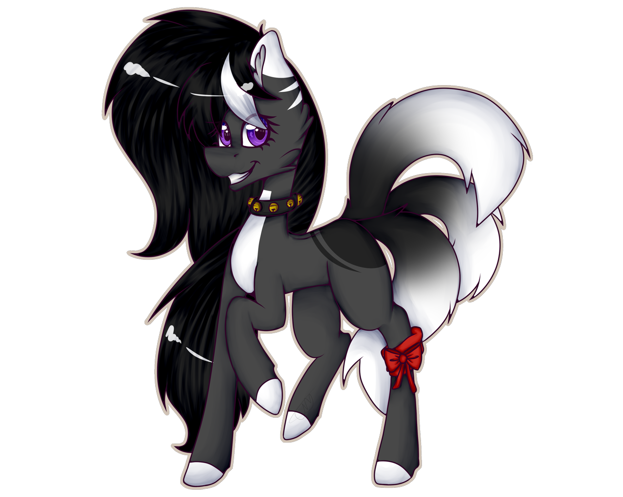 #2281821 - safe, artist:chazmazda, oc, oc only, pony, bell, bell collar ...