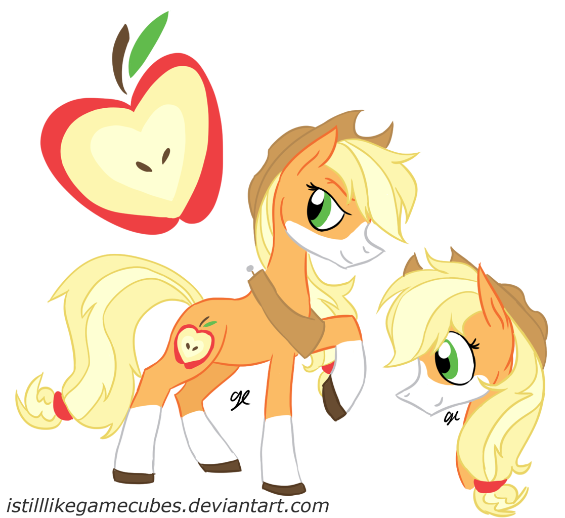 #2282091 - safe, artist:istilllikegamecubes, applejack, earth pony ...