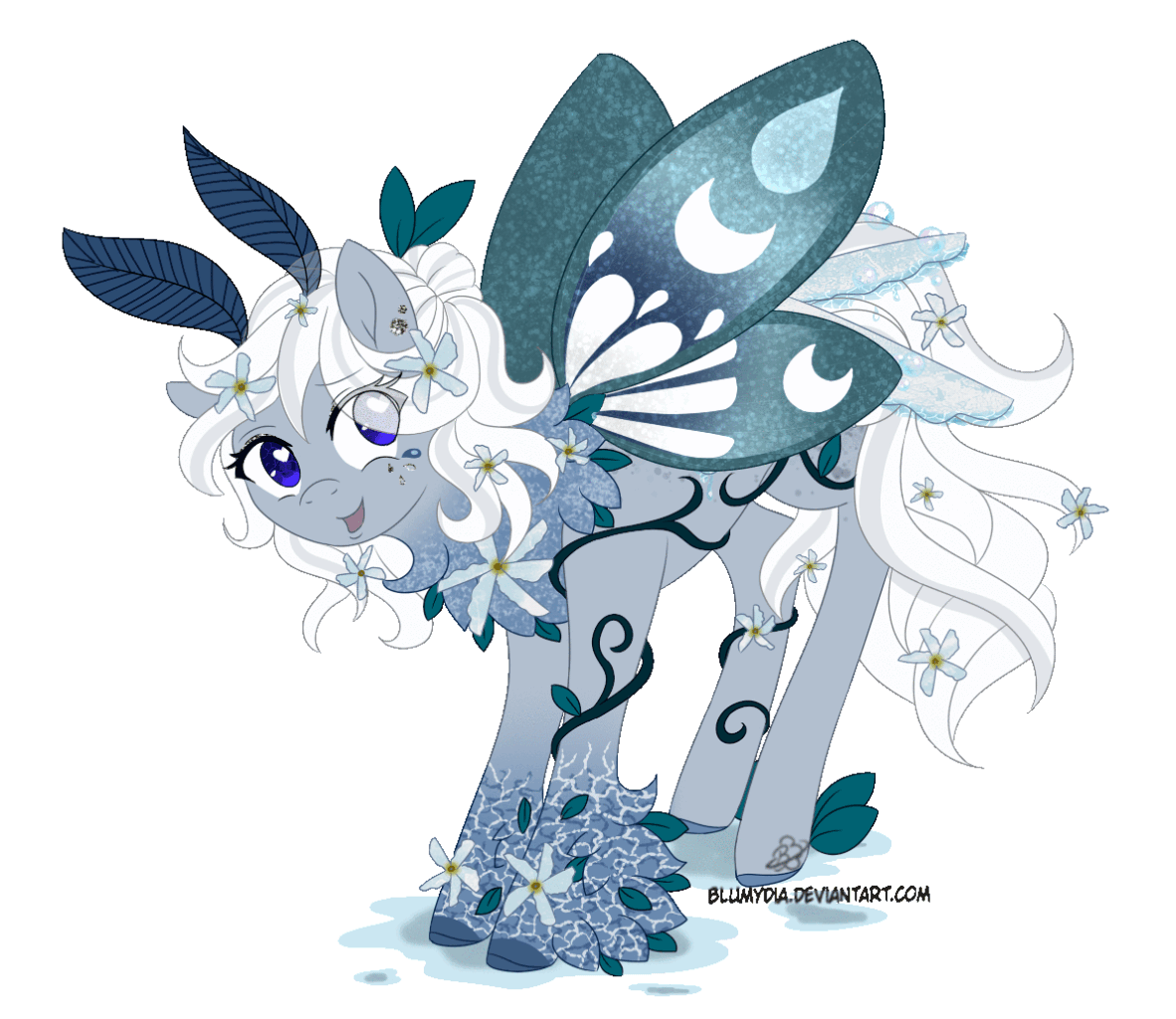 #2282720 - safe, artist:naezithania, oc, oc only, moth, mothpony ...