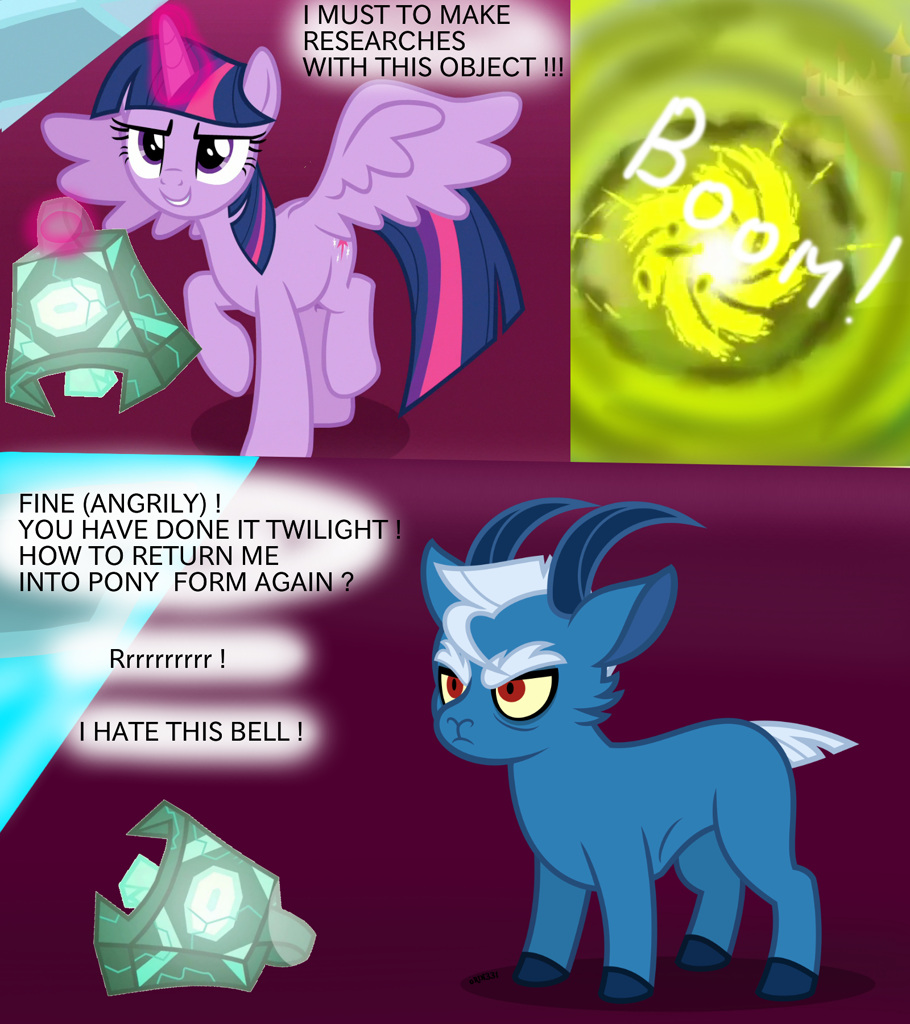 #2284360 - safe, edit, grogar, twilight sparkle, alicorn, pony, comic ...