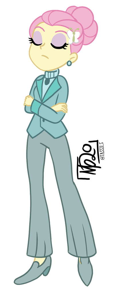 #2285196 - safe, artist:tassji-s, fluttershy, equestria girls, fake it ...